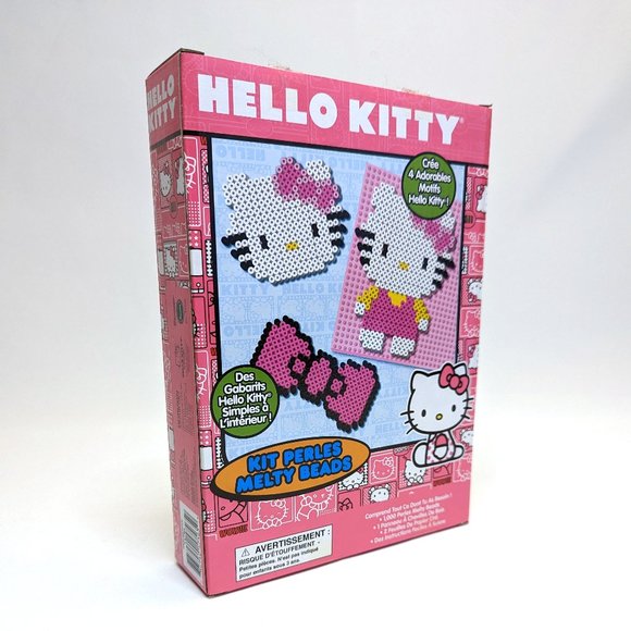 Hello Kitty Toys Hello Kitty Melty Bead Craft Kit With 4 Hello Kitty Designs 00 Beads Open
